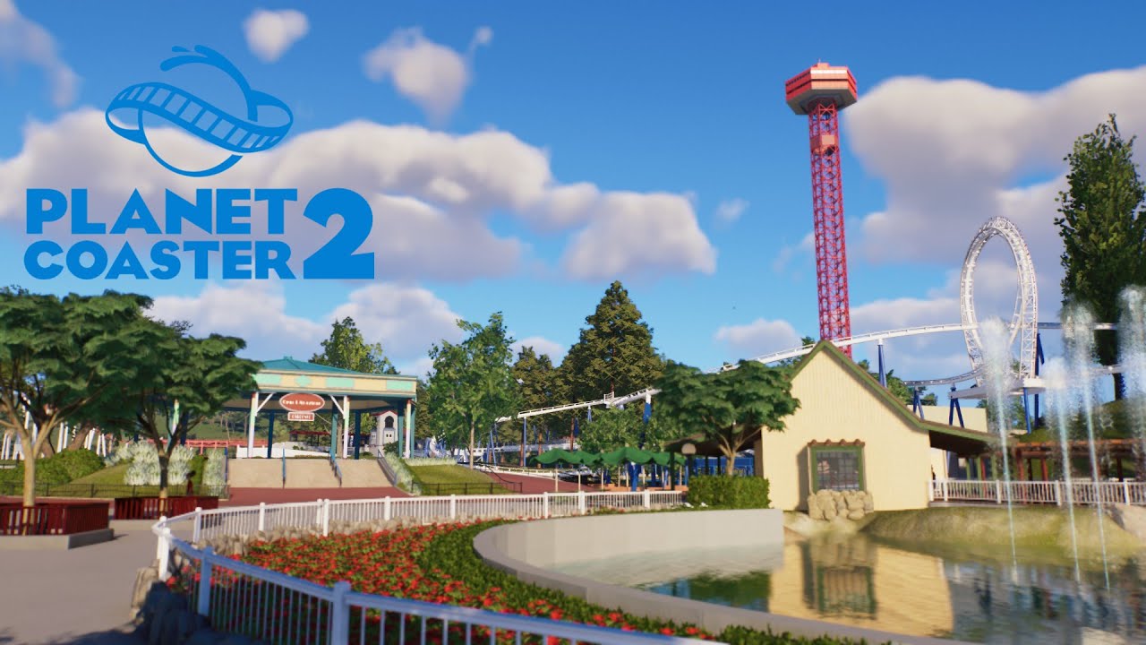 planet coaster 2 six flags magic mountain ep 3 - YouTube