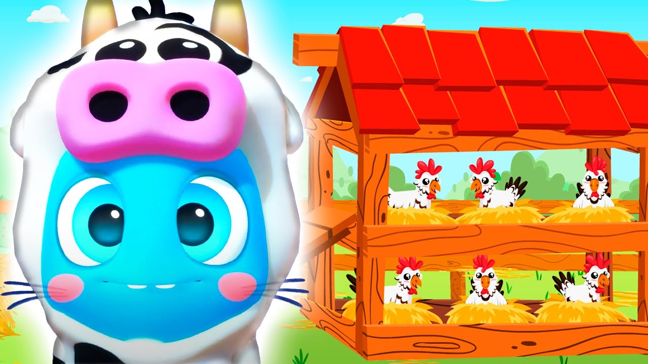 A day at the farm with Mini Moonies! 🐷 | Cartoons and Nursery Rhymes ...