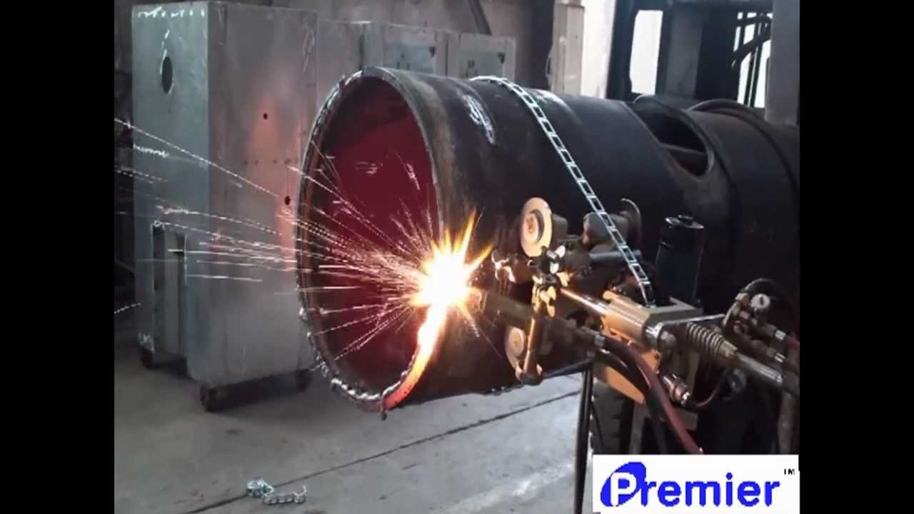 Premier Magnetic Pipe Cutting Machine CG2-11D - YouTube