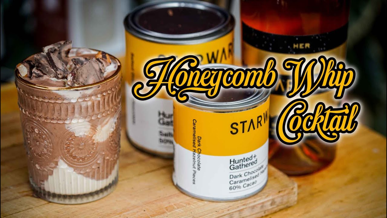 Whisky and Chocolate Magic: Starward Honeycomb Whip Cocktail - YouTube