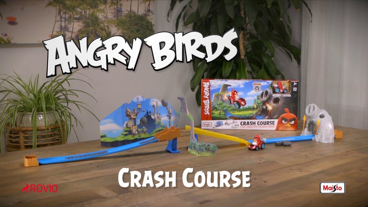 Angry Birds Crash Course playset by Maisto - YouTube