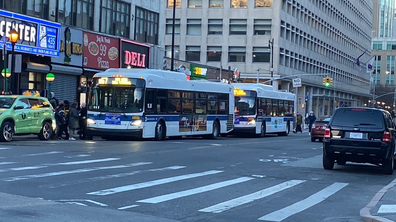 NYCT Bus || Updated & Revised Grand Avenue Depot Theme - YouTube