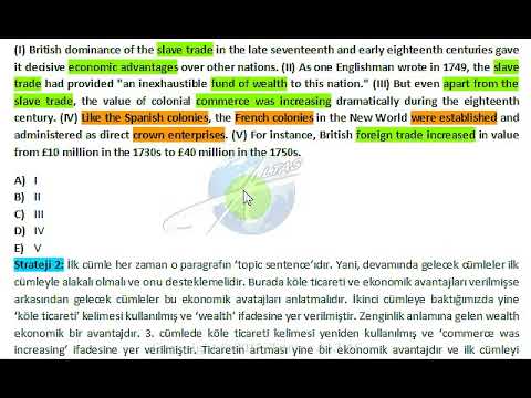 ALAKASIZ CÜMLE STRATEJİ