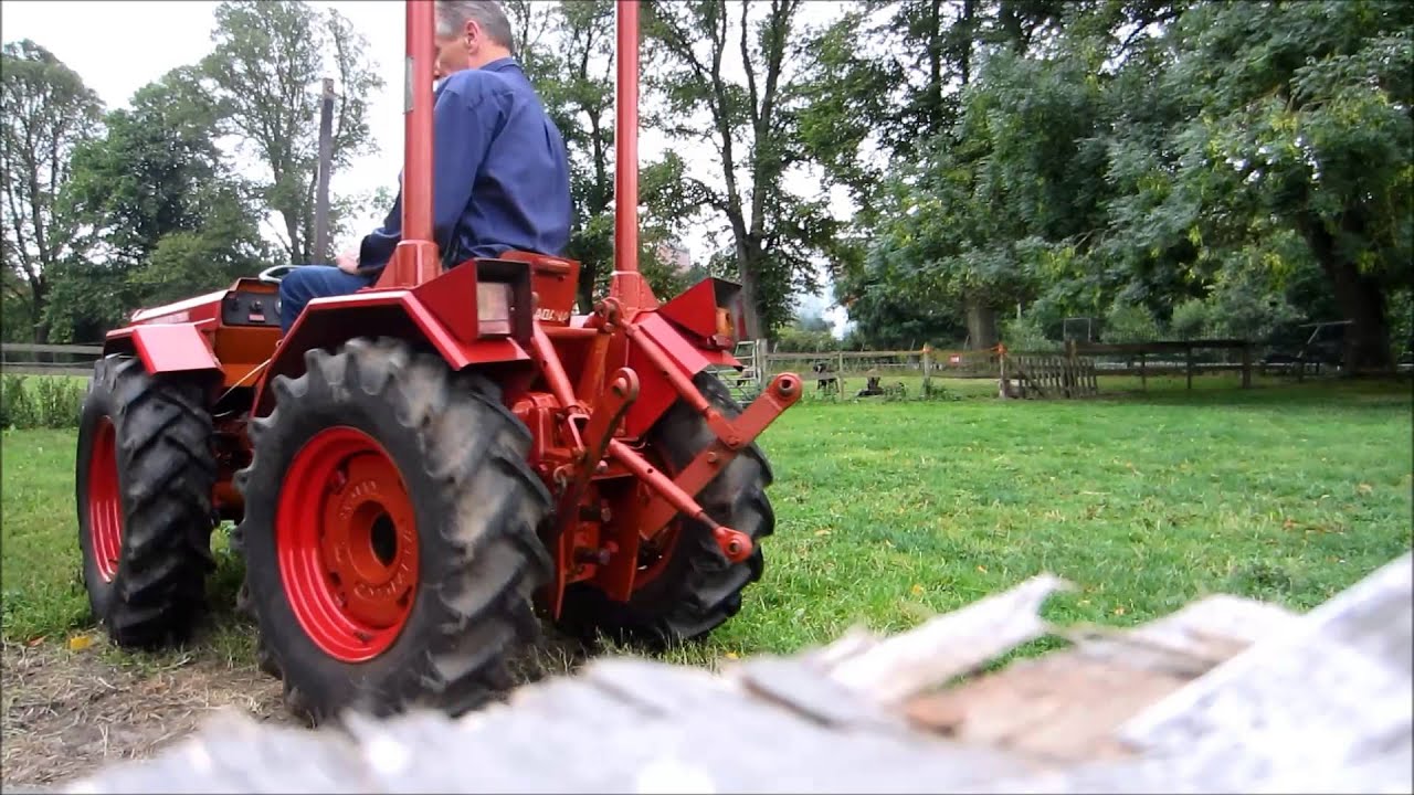valpadana alpine 4x4 compact tractor, articulated steering - YouTube