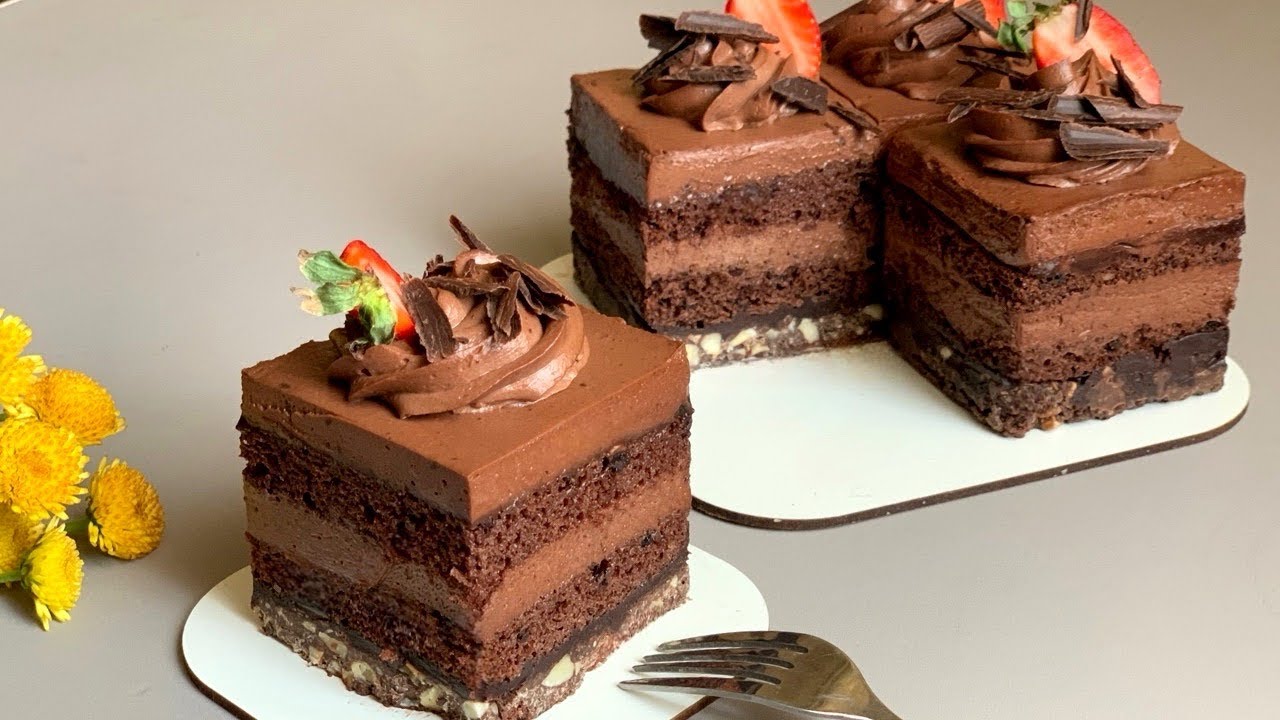 The Best Layer Chocolate Cake Recipe! So Delicious! - YouTube