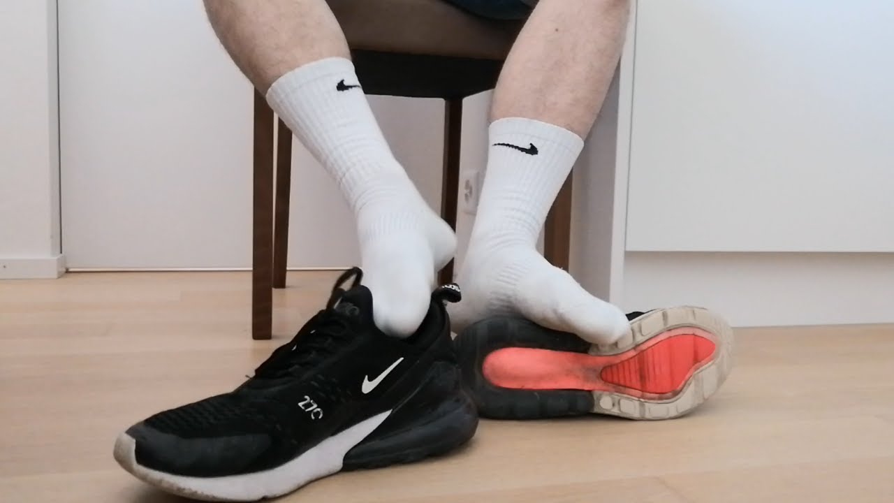 AIR MAX 270 with WELL WORN white Nike-Socks 🔥 - YouTube