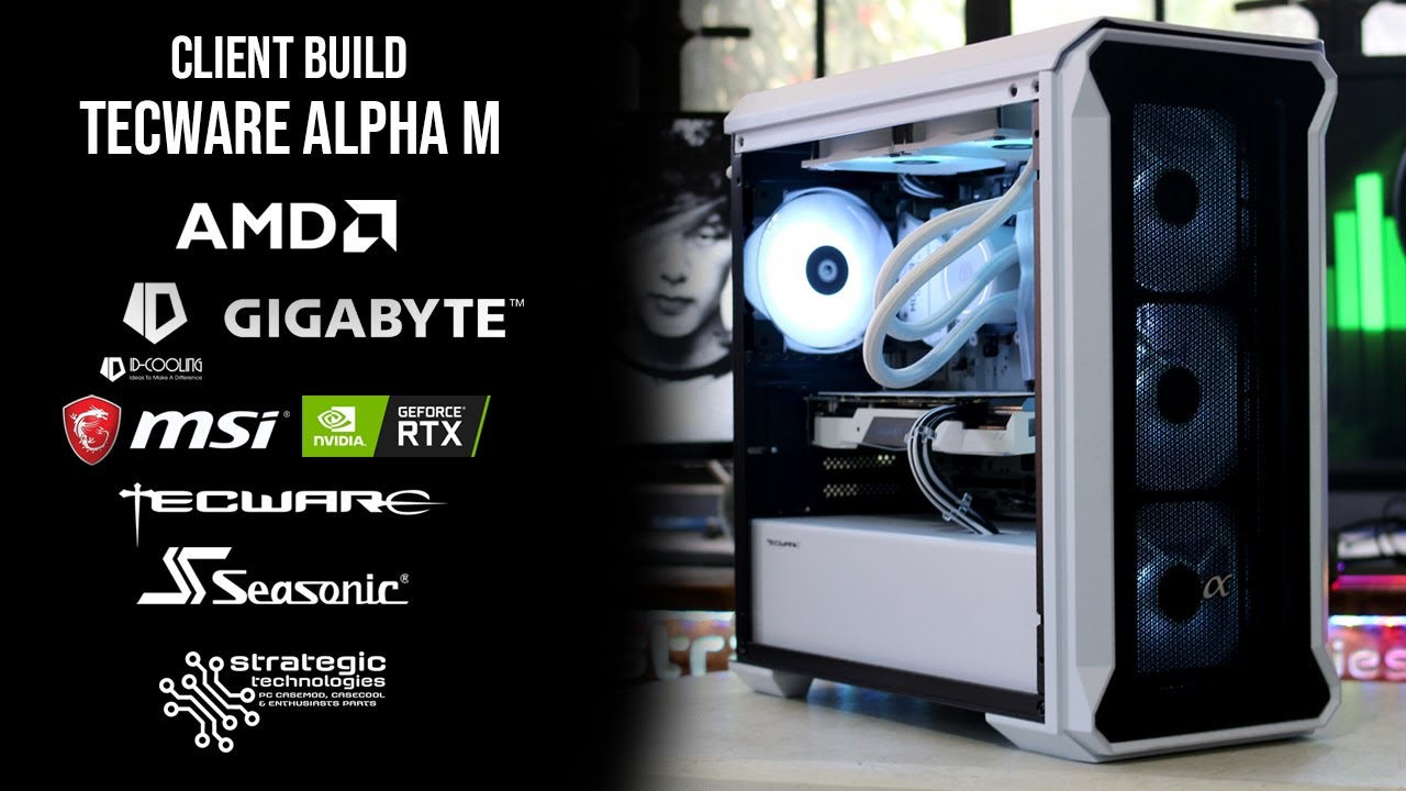 Client Build: Xhaos | BACOLOD CITY | Tecware Alpha M White - YouTube