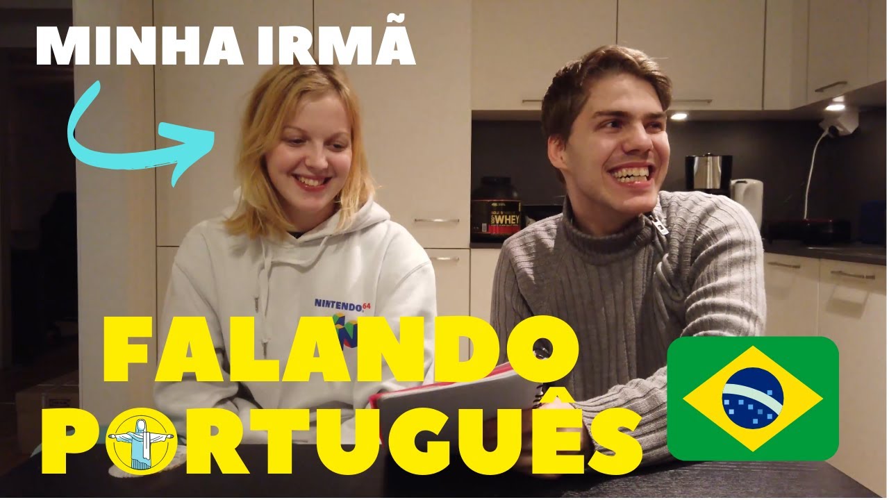 Minha IrmÃ Falando PortuguÊs 10 Palavras Youtube