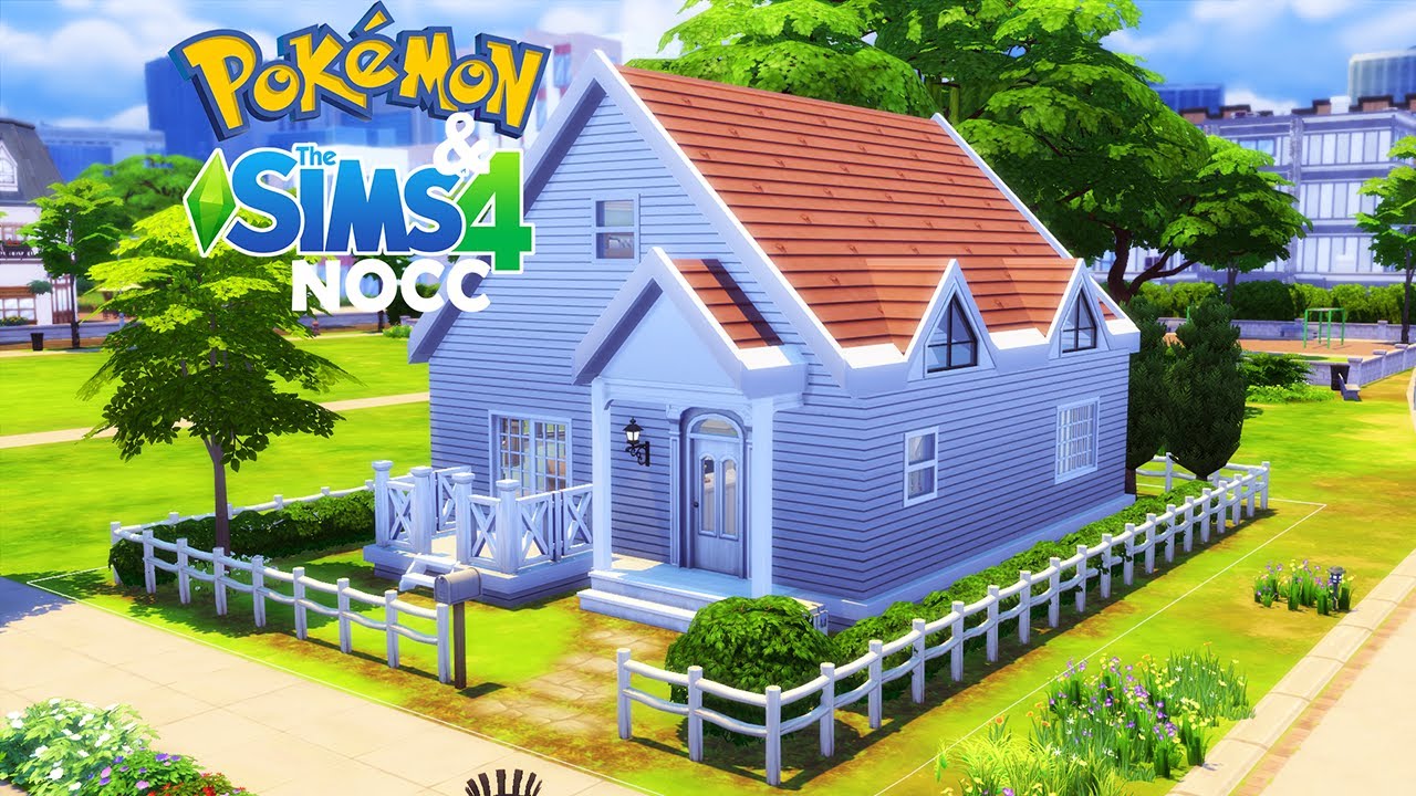 Ash's home from 'Pokémon'|The Sims 4 No CC HouseTour|宝可梦小智家 - YouTube