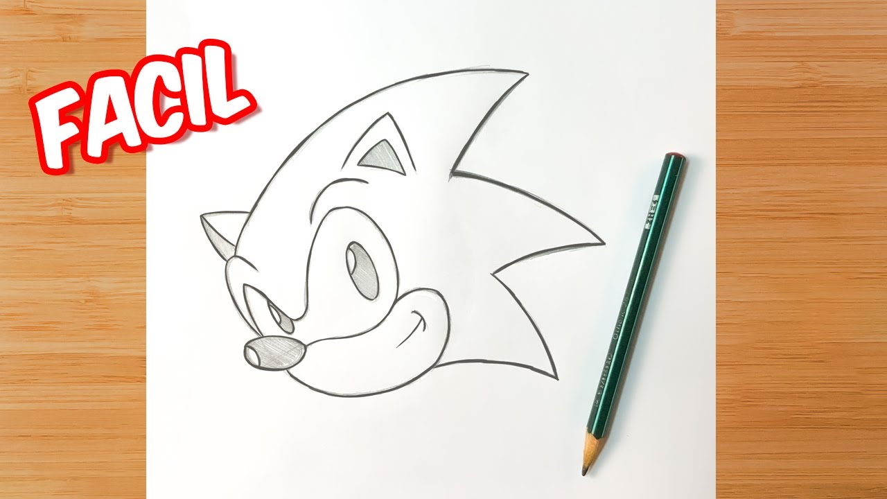 🎨 ¡CÓMO DIBUJAR a Sonic a LÁPIZ PASO A PASO FÁCIL! ️ - YouTube