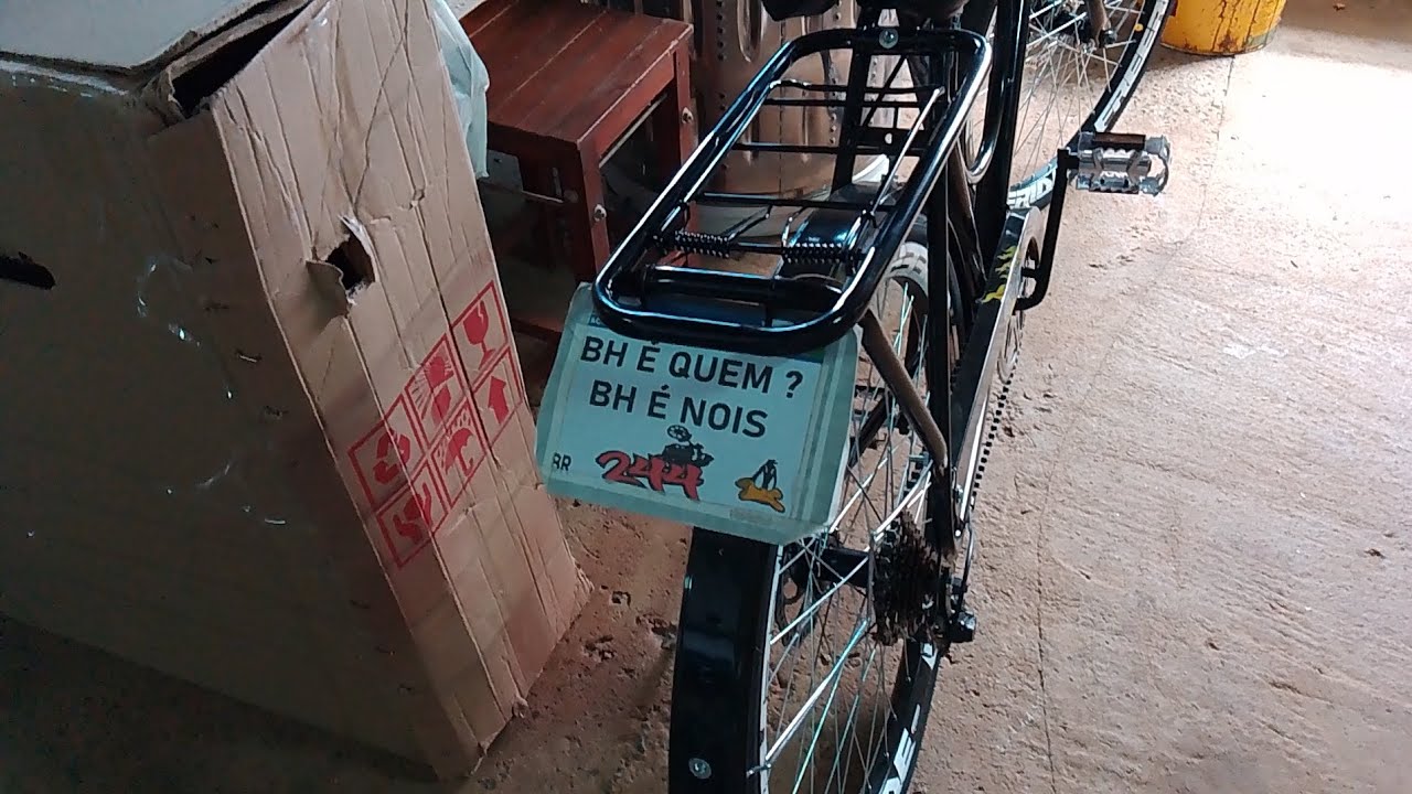 COMO FAZER UMA PLACA PARA SUA BIKE MONTADINHA - YouTube