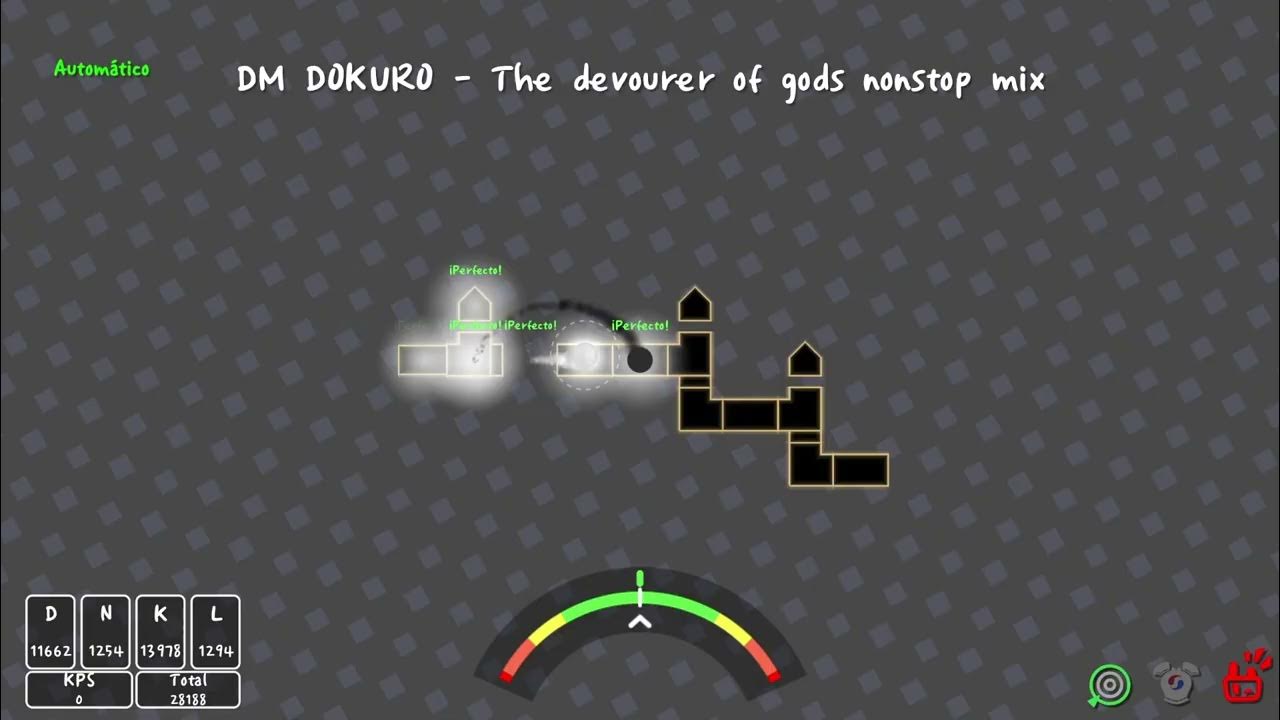(ADOFAI) DM DOKURO - The devourer of gods nonstop remix (wip) - YouTube