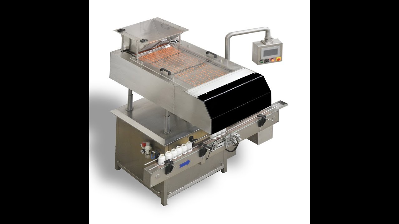 TABLET COUNTING AND FILLING LINE - YouTube