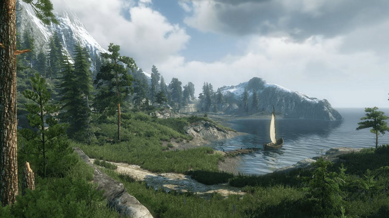 Immersive Skellige Landscapes (4K) Witcher 3 - YouTube