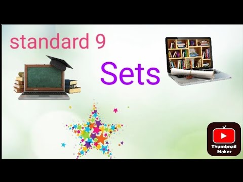 SETS for standard 9 - YouTube