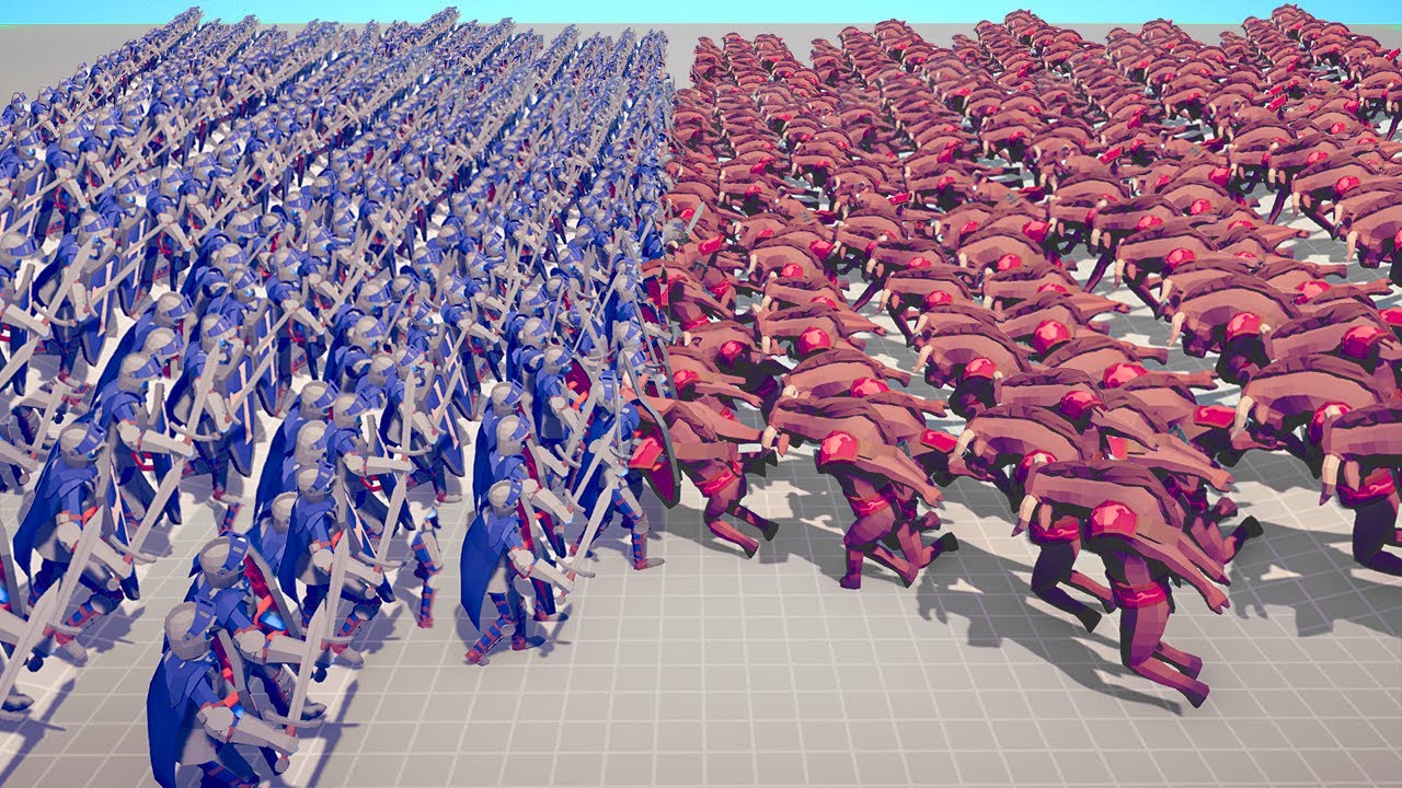 KNIGHT ARMY 100x 👑 vs 🥊 100x MINOTAUR ARMY / Totally Accurate Battle ...