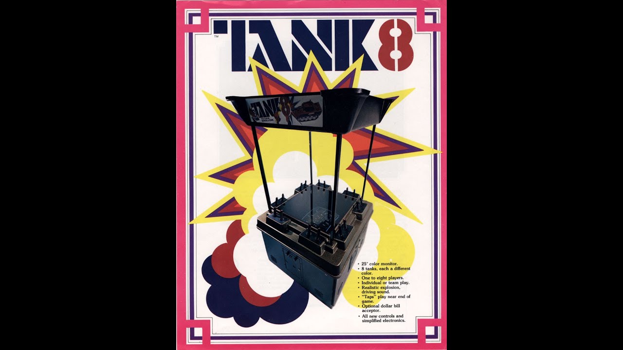 Tank 8 Arcade (Atari) 1976 - YouTube