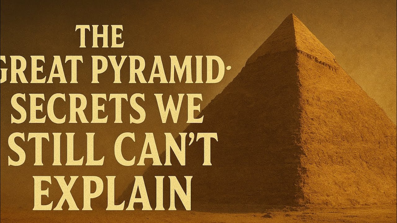 The Great Pyramid Mystery: The Unsolved Engineering Secrets of Ancient ...