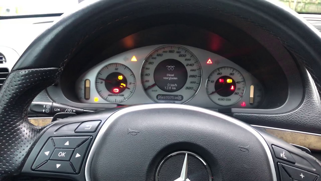 Mercedes E30 CDI AMG 320 km/h and amg menu C30 CDI AMG On W211 - YouTube