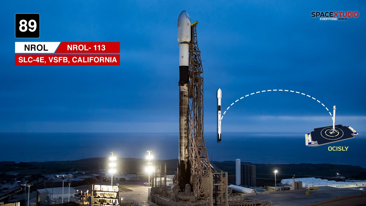 LIVE: SpaceX Launches NROL-113 From Vandenberg, California | 89th ...
