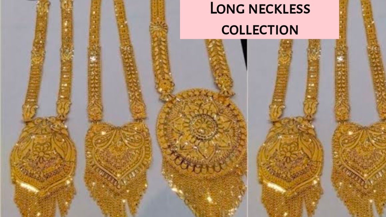 Rani har collection😱Long neckless set 22k hallmark Gold.price ke sath ...