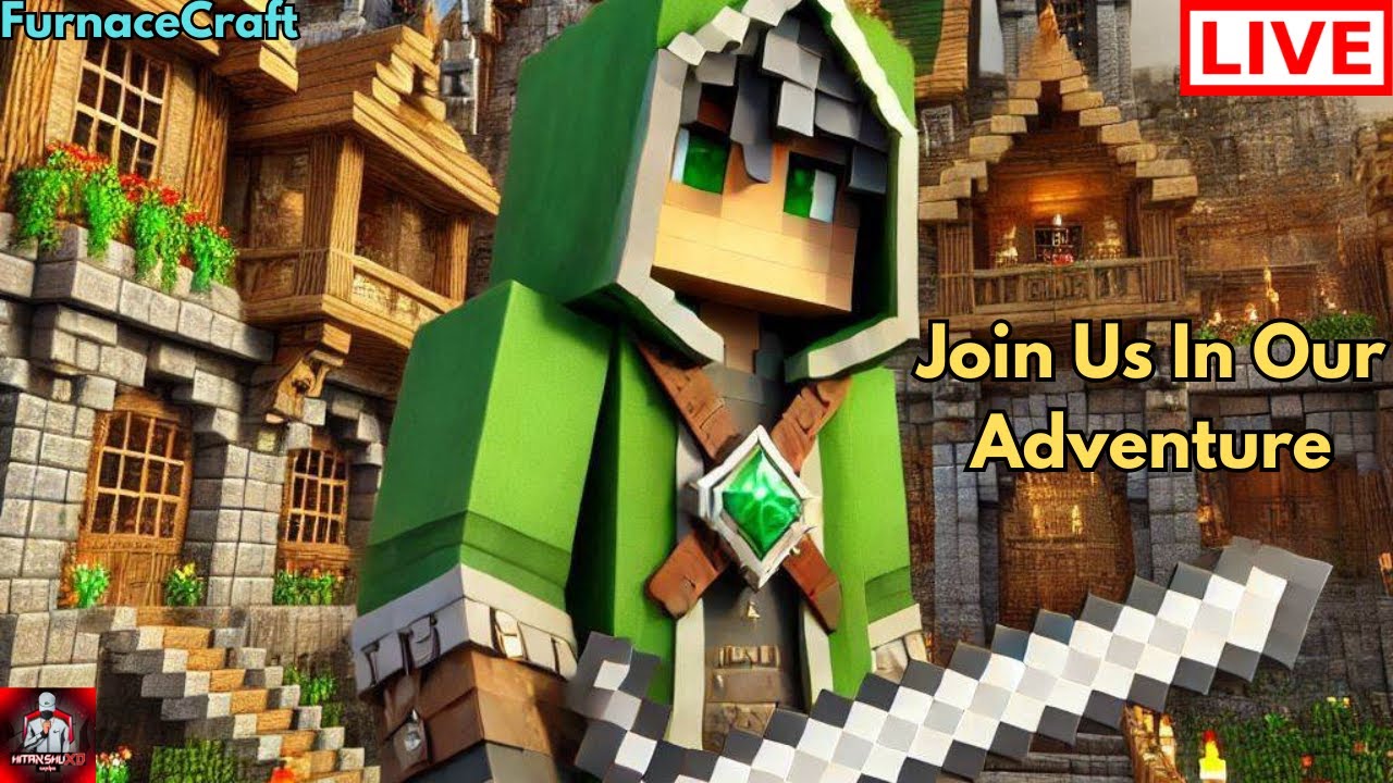 🔴Live -- Join Us In Our Adventure (FurnaceCraft) -- Minecraft - YouTube