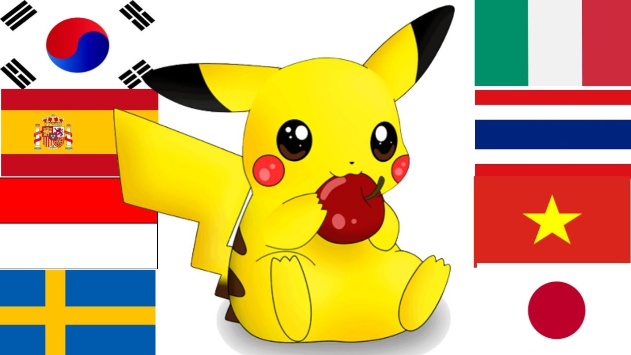 Pikachu in Different Languages | Google Translate Meme - YouTube