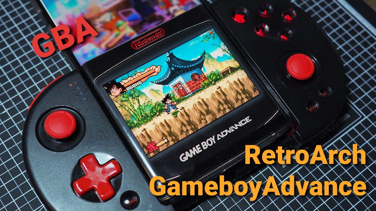 레트로아크 GBA 스킨, Retroarch GBA portrait skin - YouTube