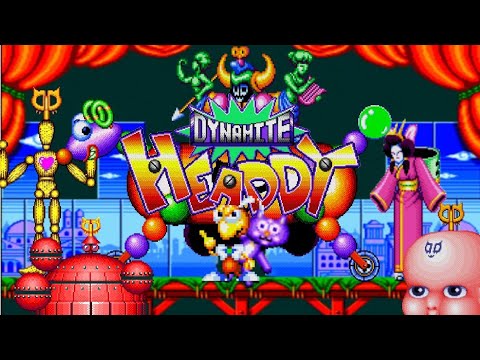 Dynamite Headdy - All Bosses - YouTube
