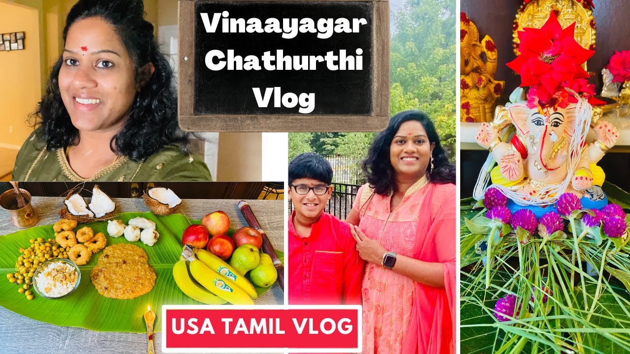 Vinaayagar Chathurthi 2022 Vlog~எங்க வீட்டு விநாயகர்~Pooja Day Vlog ...