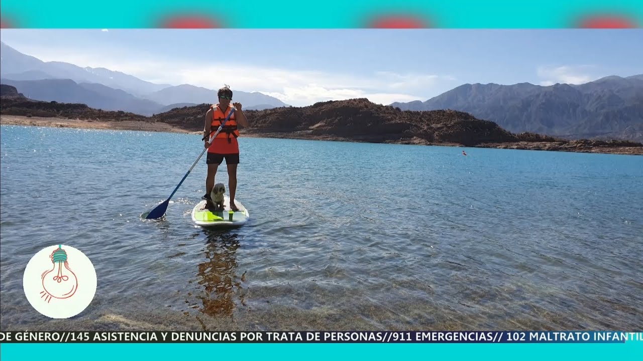 Stand Up Paddle, el deporte náutico que se abre paso en Mendoza - YouTube