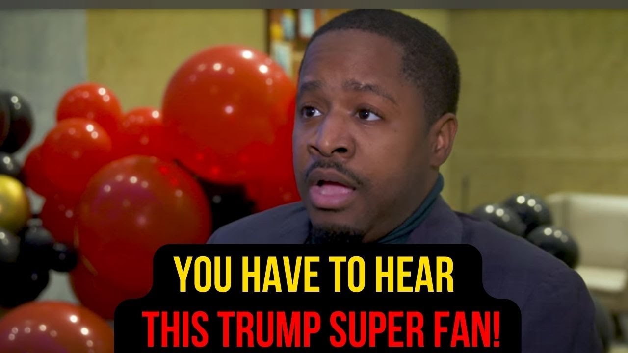 Black Trump Super Fan says Trump is the best President in US History ...