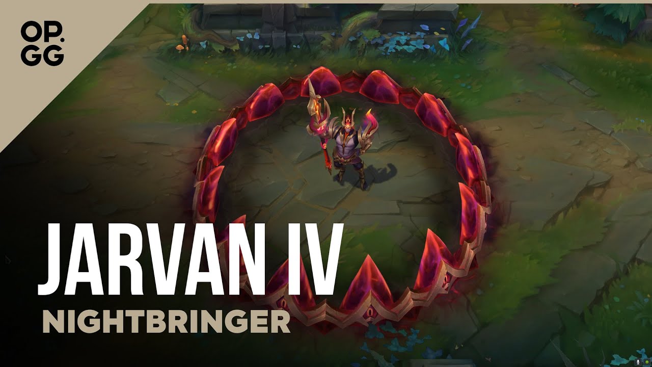 Nightbringer Jarvan IV – OP.GG Skin Review – League of Legends - YouTube