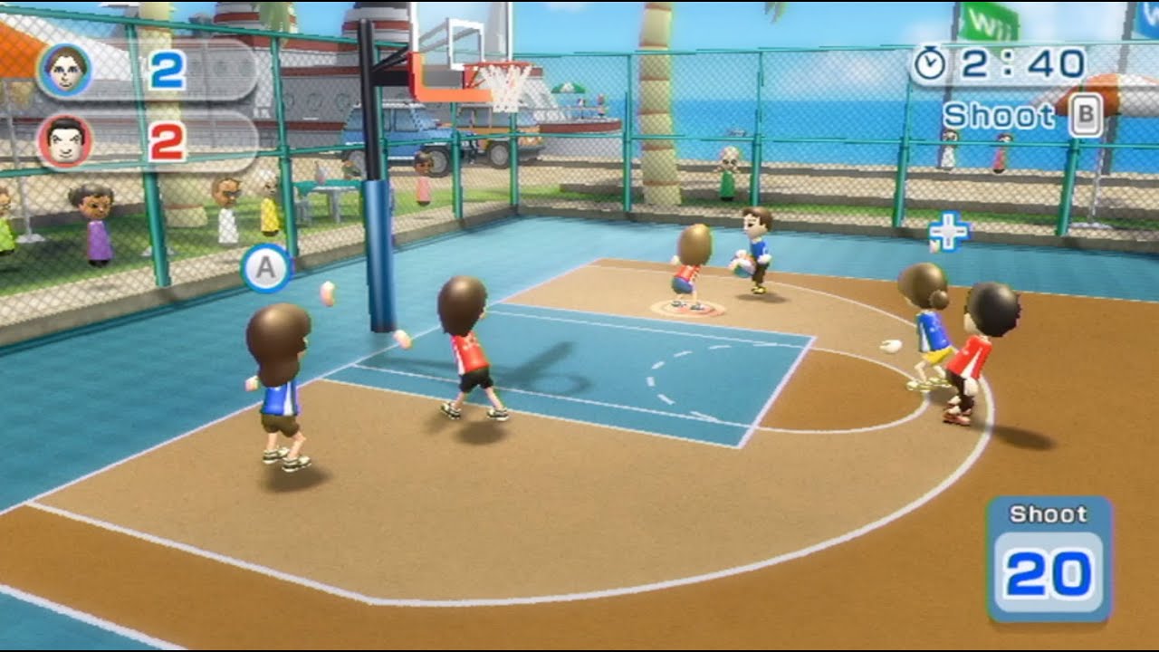 Wii Sports Resort Basketball: Road to 2500 (Part 6) - YouTube