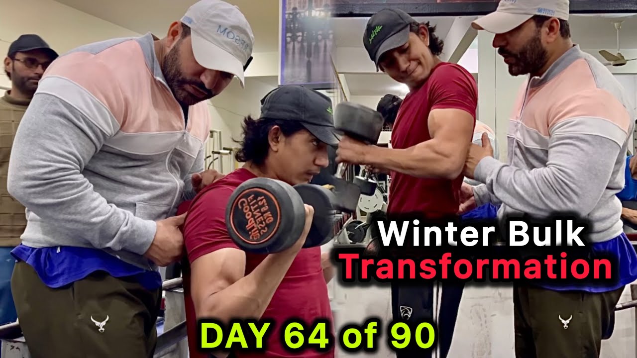 Winter Bulk Day 64 - Arms Day Workout Of Natural Bodybuilding 90 Day Bulk Transformation ...