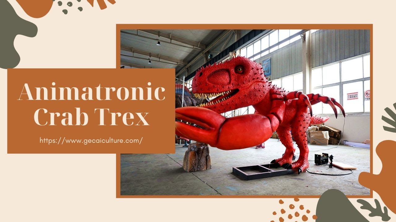 Custom Animatronic Crab Trex | Animatronics | Animatronic Model - YouTube
