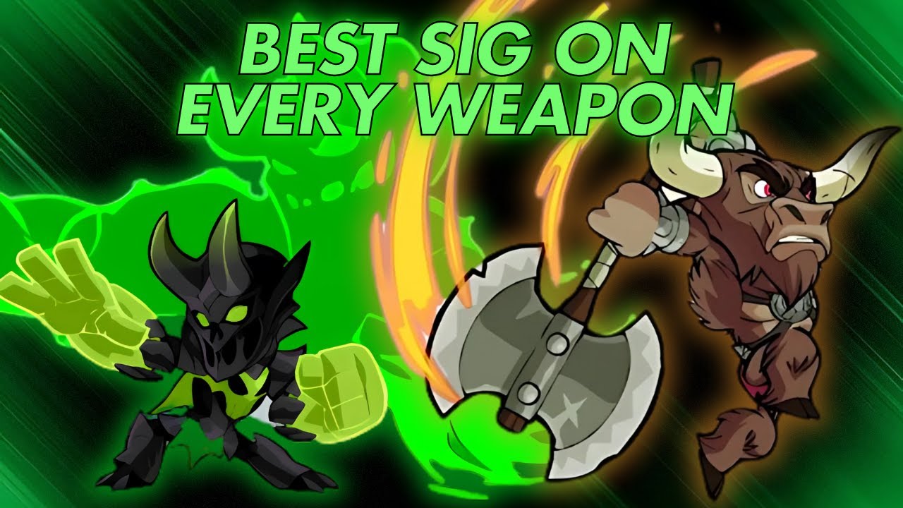 the best sig on every weapon - YouTube