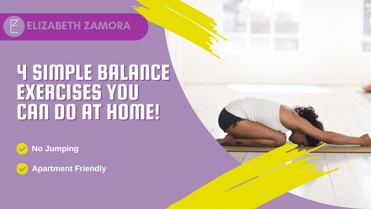 4 Simple Balance Exercises You Can Do At Home - YouTube