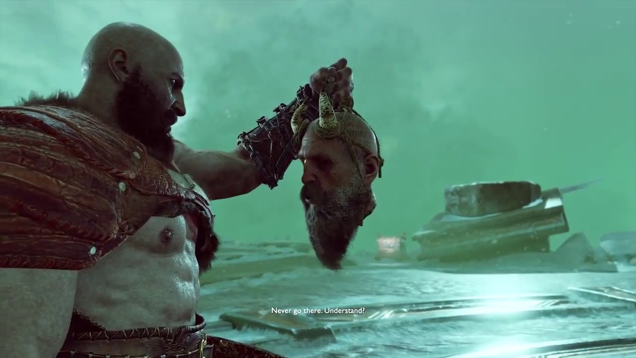 God of War 4 Kratos Meets Zeus In Hel God of War 2018 PS4 Pro - YouTube