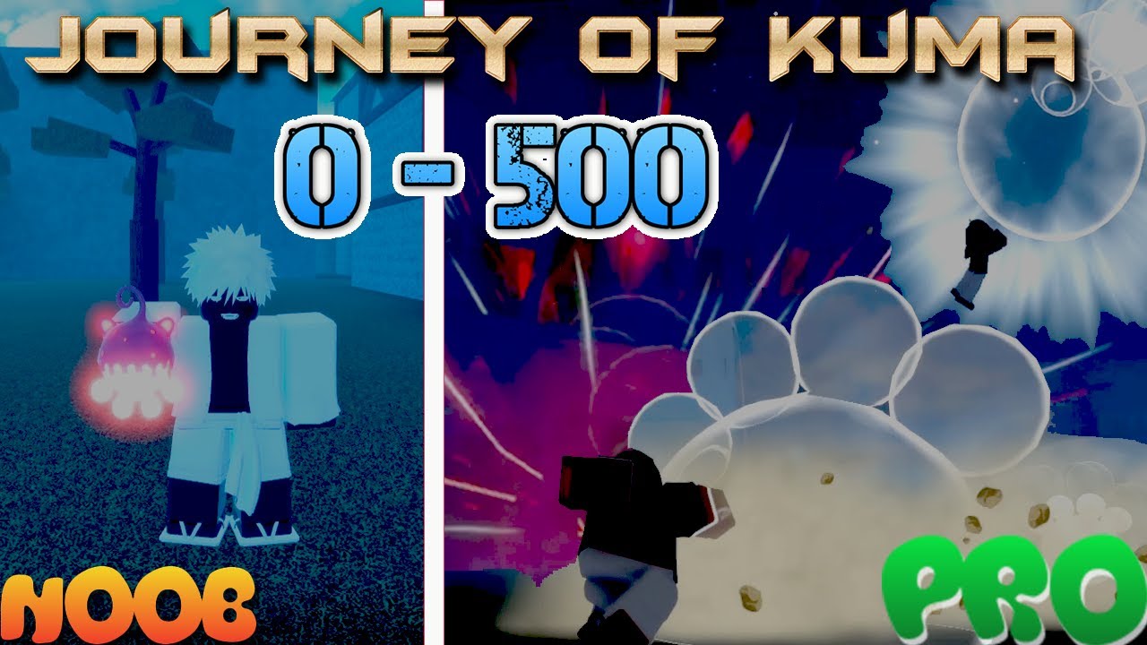 Gpo: Starting Over as Kuma with Paw from Noob Level 1 to Pro 500 in one ...