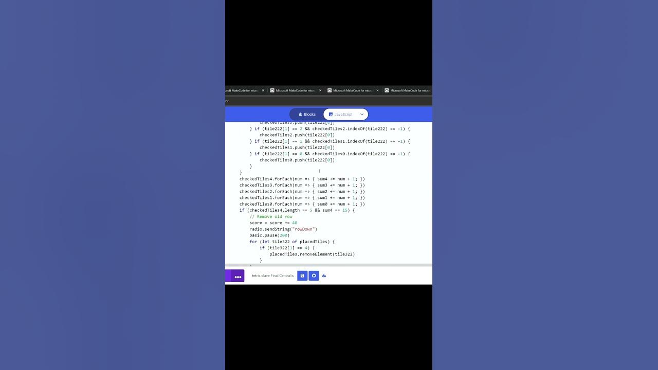 Multiplayer Tetris on Microbits - Distributed Networking Presentation - YouTube