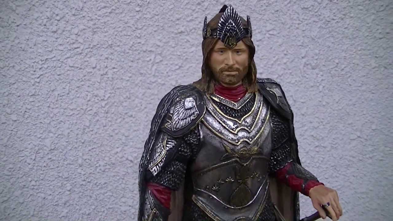 King Elessar Statue Sideshow Weta Collectibles - YouTube