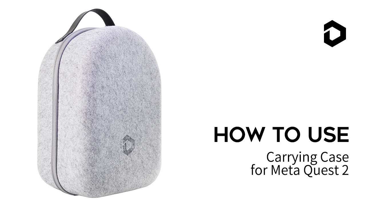 How to Use the DESTEK Carrying Case for Meta Quest 2 - YouTube