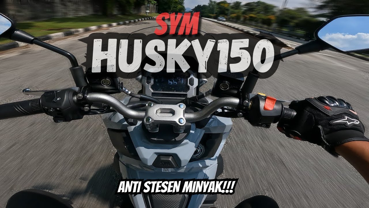 SYM HUSKY 150 ADV FIRST RIDE !! - YouTube