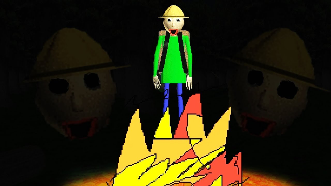 Going CAMPING on BALDI'S FIELD TRIP! - Baldi's Basics in Education and ...