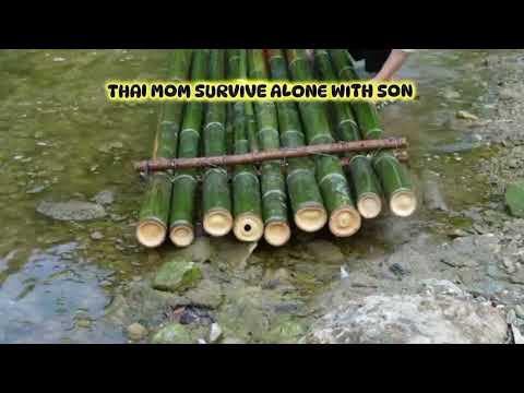 THAI MOM SURVIVE ALONE WITH SON AROUND THE FOREST DON'T SKIP VEDIO KEEP WATCHING TILL THE END 🔚 