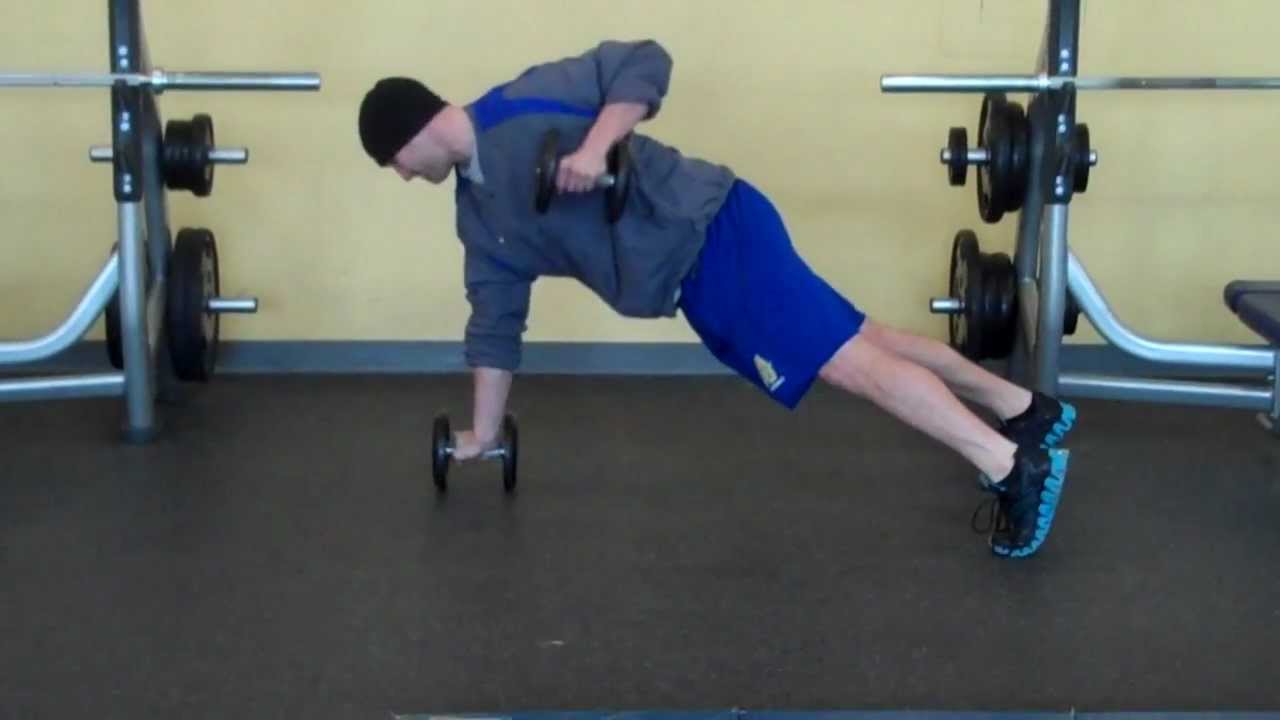 DB Push Up to Row.MP4 - YouTube