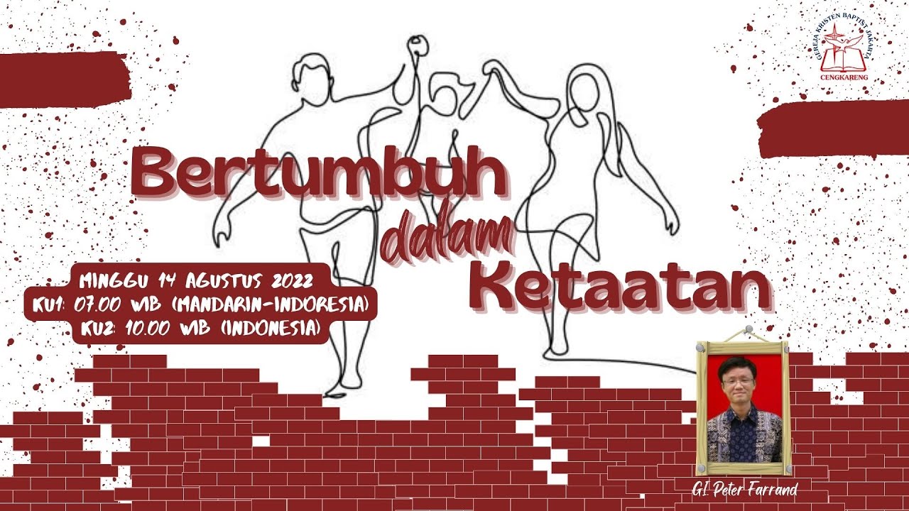 IBADAH MINGGU " Bertumbuh Dalam Ketaatan " I GI. Peter Farrand I 14 ...