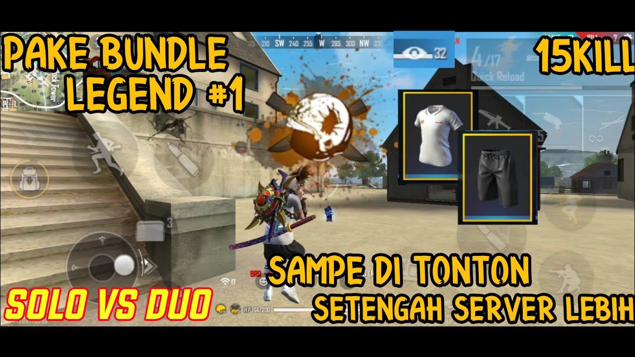 PAKAI BUNDLE LEGEND #1!SOLO VS DUO MUSUHNYA BOROS PARAH - YouTube