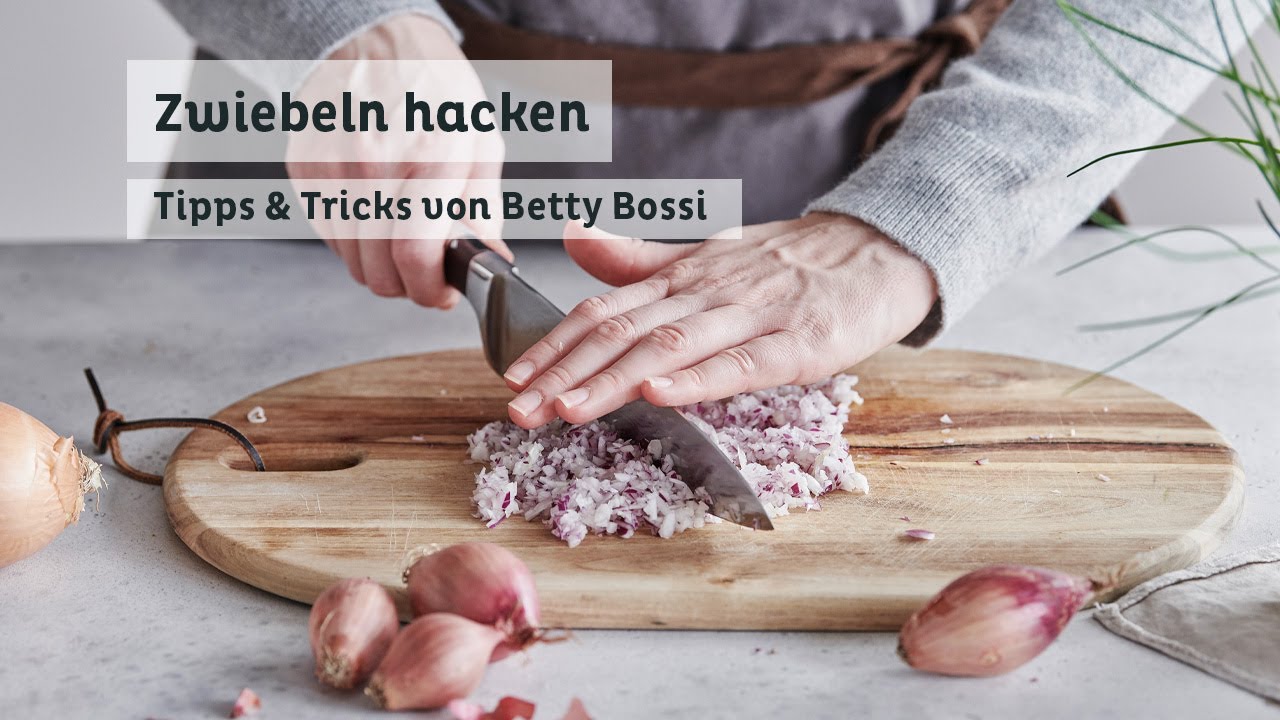 Zwiebeln einfach hacken - Tipps & Tricks von Betty Bossi - YouTube